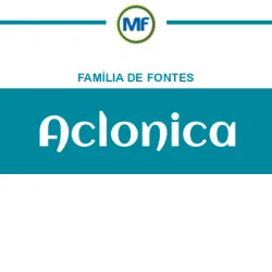 Aclonica Regular: Baixar Fonte Grátis | MaisFontes