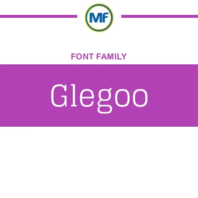 Download Glegoo Fonts (Google Fonts) | MaisFontes