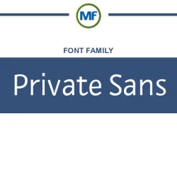 Private Sans Bold: Download Free Font | MaisFontes
