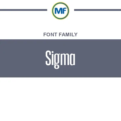 Download Sigma Fonts | MaisFontes