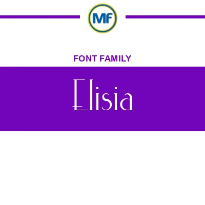 Download Elisia Fonts | MaisFontes