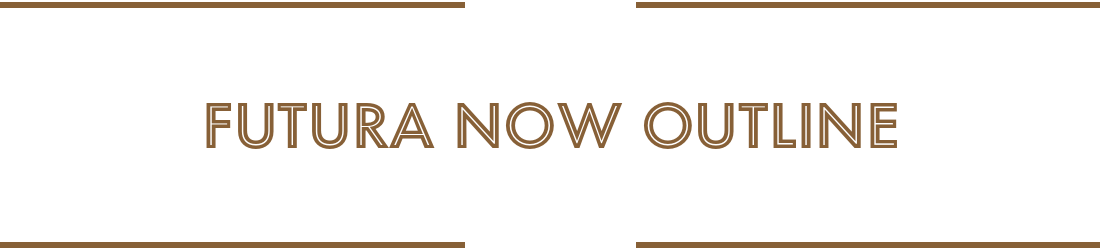 Futura Now Outline Fill Font: Free Download | MaisFontes