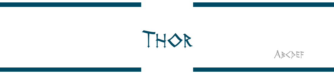 THOR: Free Font Download | MaisFontes