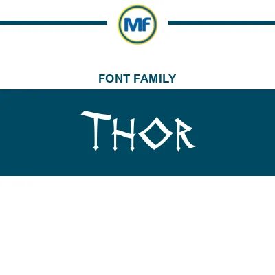 Download Thor Fonts | MaisFontes