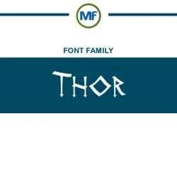 THOR: Free Font Download | MaisFontes