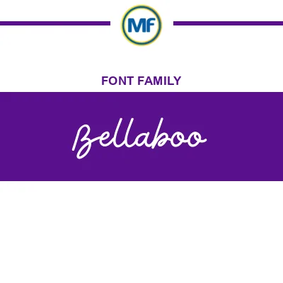 Download Bellaboo Fonts | MaisFontes