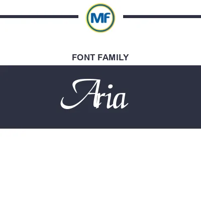 Download Aria Fonts | MaisFontes