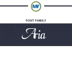 Aria Regular: Free Font Download | MaisFontes