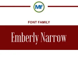Emberly Narrow Bold: Free Font Download | MaisFontes