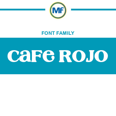 Cafe Rojo Font Family: Download Free | MaisFontes