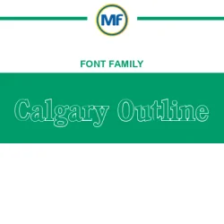 Calgary Outline Regular: Free Font Download | MaisFontes