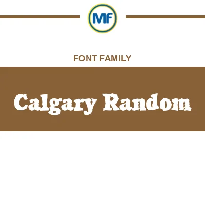 Calgary Random Font Family: Download Free | MaisFontes