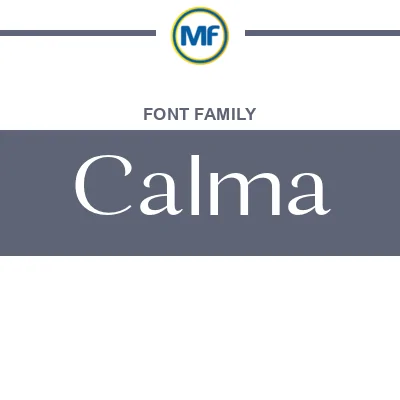 Calma Font Family: Free Download | MaisFontes