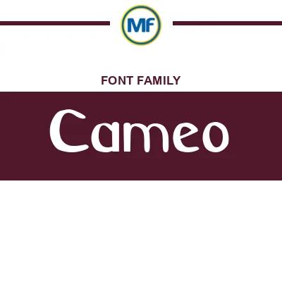 Cameo Font Family: Download Free | MaisFontes