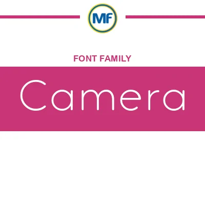 Camera Font Family: Download Free | MaisFontes