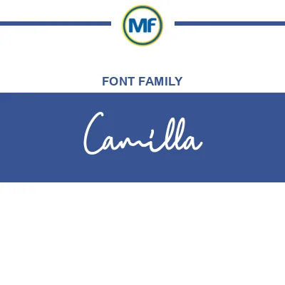 Camilla Font Family: Download Free | MaisFontes