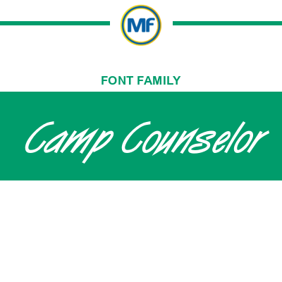 Camp Counselor Font Family: Download Free | MaisFontes