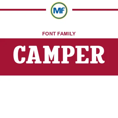 Camper Font Family: Download Free | MaisFontes