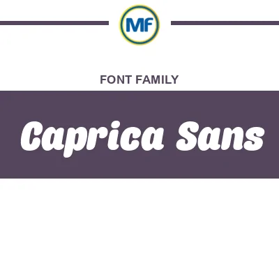 Caprica Sans Font Family: Download Free | MaisFontes