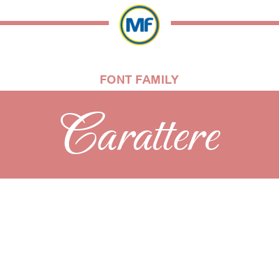 Carattere Font Family: Download Free | MaisFontes