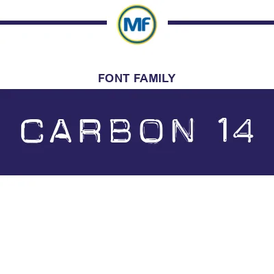 Carbon 14 Font Family: Download Free | MaisFontes