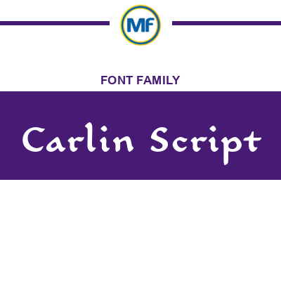 Carlin Script Font Family: Free Download | MaisFontes