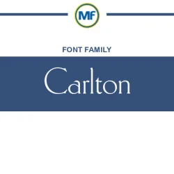 Carlton Std: Download Free Font | MaisFontes