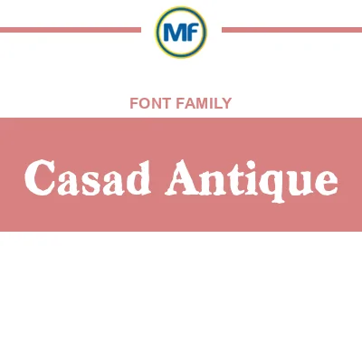 Casad Antique Font Family: Download Free | MaisFontes