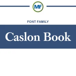 Caslon Book Font: Free Download | MaisFontes