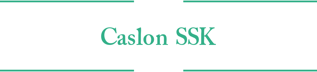 Caslon SSK Font Family: Free Download | MaisFontes