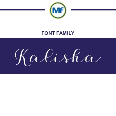 Kalisha Font Family: Download Free | MaisFontes