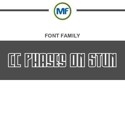 CC Phases On Stun Font Family: Free Download | MaisFontes