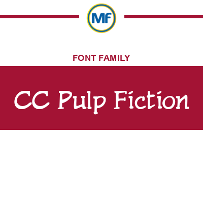 CC Pulp Fiction Font Family: Download Free | MaisFontes