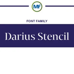 Bw Darius Stencil Light: Free Font Download | MaisFontes
