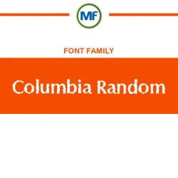 Columbia Random Bold Font: Free Download | MaisFontes