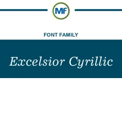 Excelsior Cyrillic Bold Font: Free Download | MaisFontes