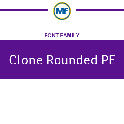 Clone Rounded PE Font Family: Download Free | MaisFontes