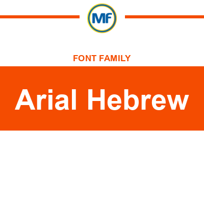 Download Arial Hebrew Fonts | MaisFontes