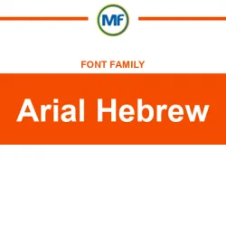 Arial Hebrew Font: Free Download | MaisFontes