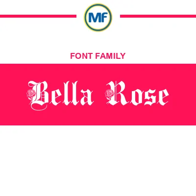 Bella Rose Font Family: Download Free | MaisFontes