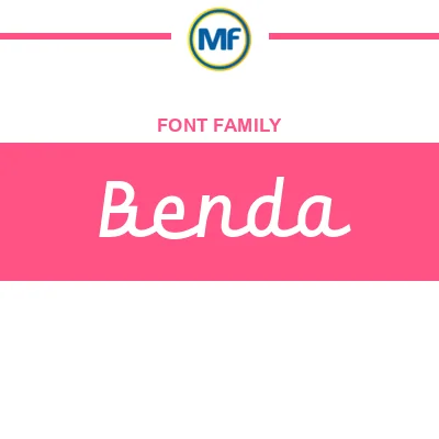 Download Benda Fonts | MaisFontes