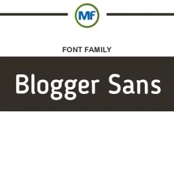 Blogger Sans Bold: Free Font Download | MaisFontes