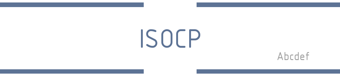 Isocp Eur Free Font Download Maisfontes