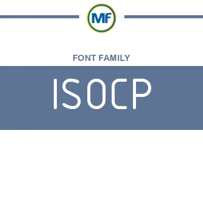 Download ISOCP Fonts | MaisFontes