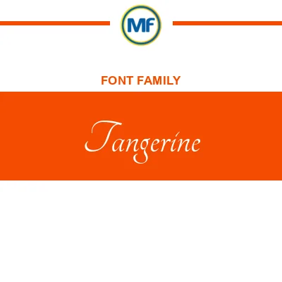 Download Tangerine Fonts (Google Fonts) | MaisFontes