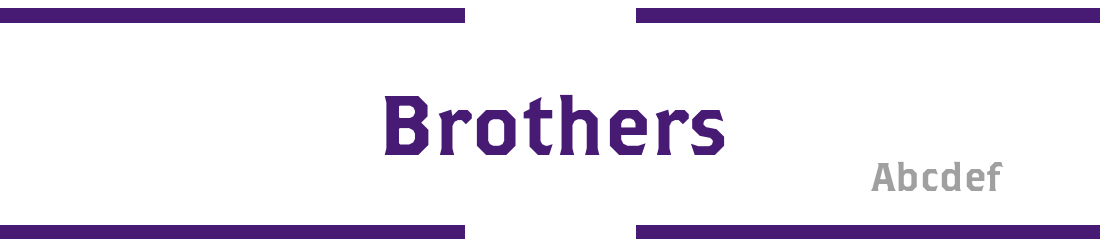 Brothers Bold: Download Free Font | MaisFontes