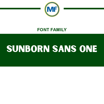 Download Sunborn Sans One Fonts | MaisFontes