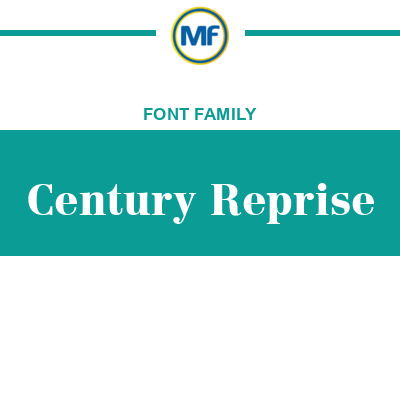 Century Reprise Font Family: Download Free | MaisFontes