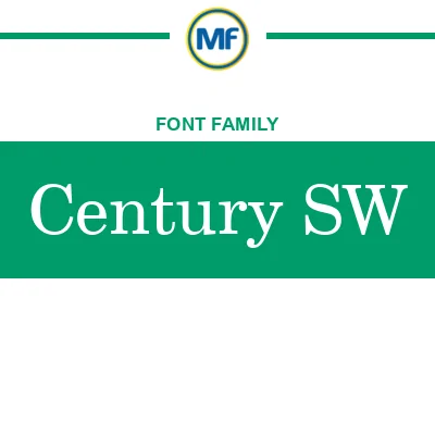Century SW Font Family: Download Free | MaisFontes
