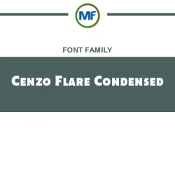 Cenzo Flare Condensed Bold Font: Free Download | MaisFontes